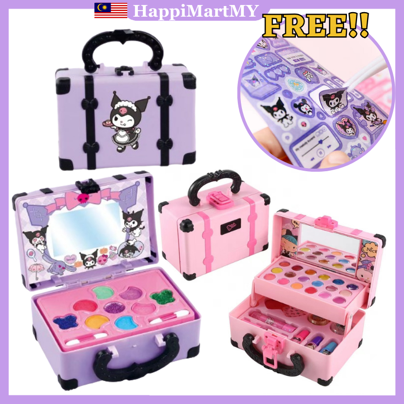 READY!! Handbag Mekup Set Kids Pretend Play Makeup Cosmetic Set Make Up ...