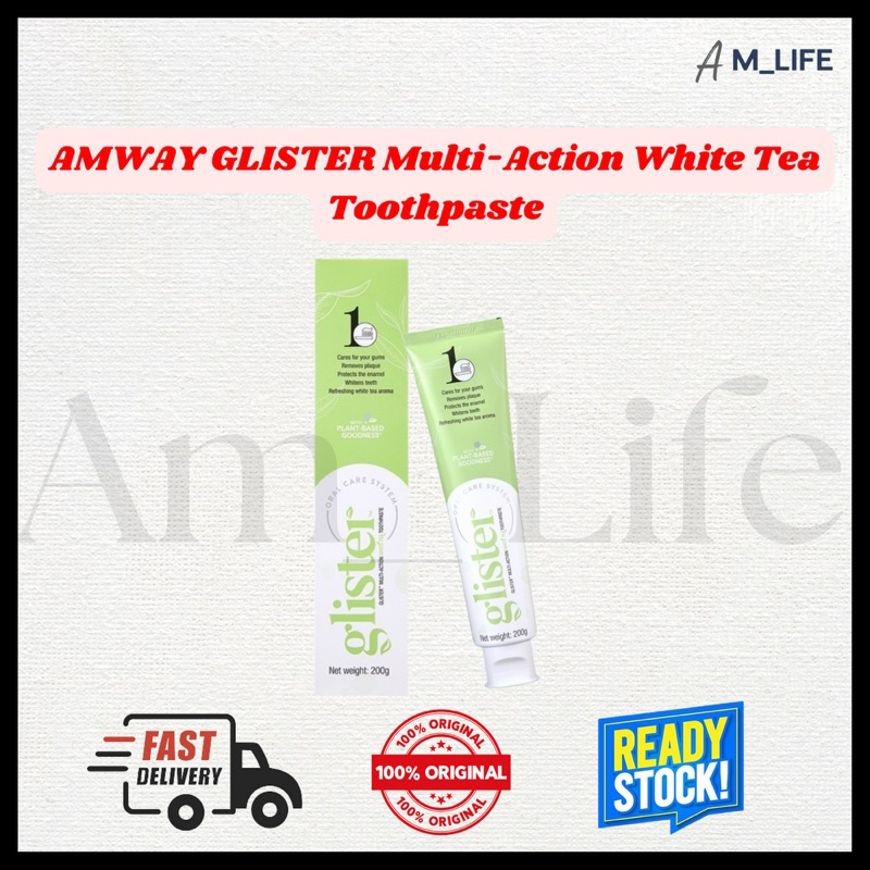 AMWAY GLISTER Multi-Action Toothpaste (200g) - Ready Stock - Original ...