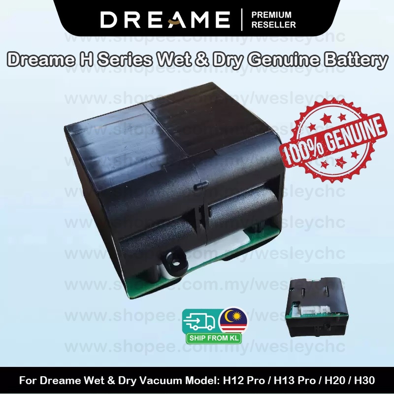 Dreame Genuine Battery Replacement Wet & Dry Vacuum model for H12 Pro / H13 Pro / H20 / H30 ...