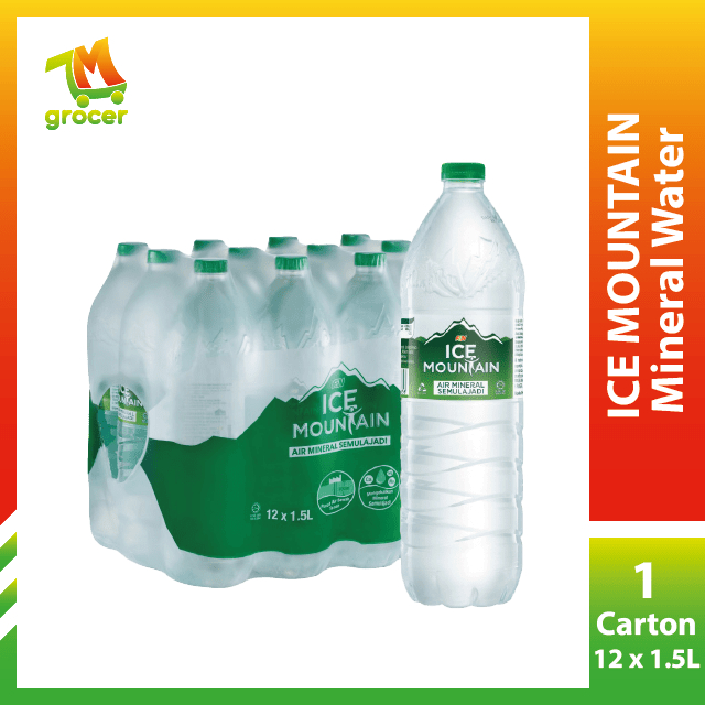 ICE MOUNTAIN Air Mineral 1 Karton (12 x 1.5L) | Shopee Malaysia