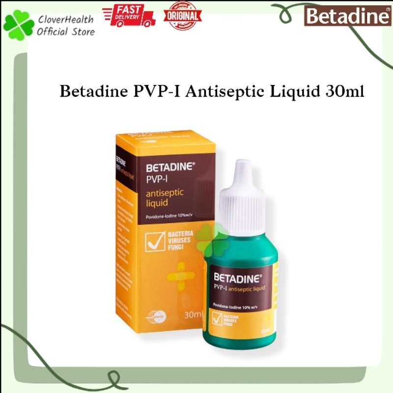 Betadine PVP-I Antiseptic Liquid 30ml | Shopee Malaysia
