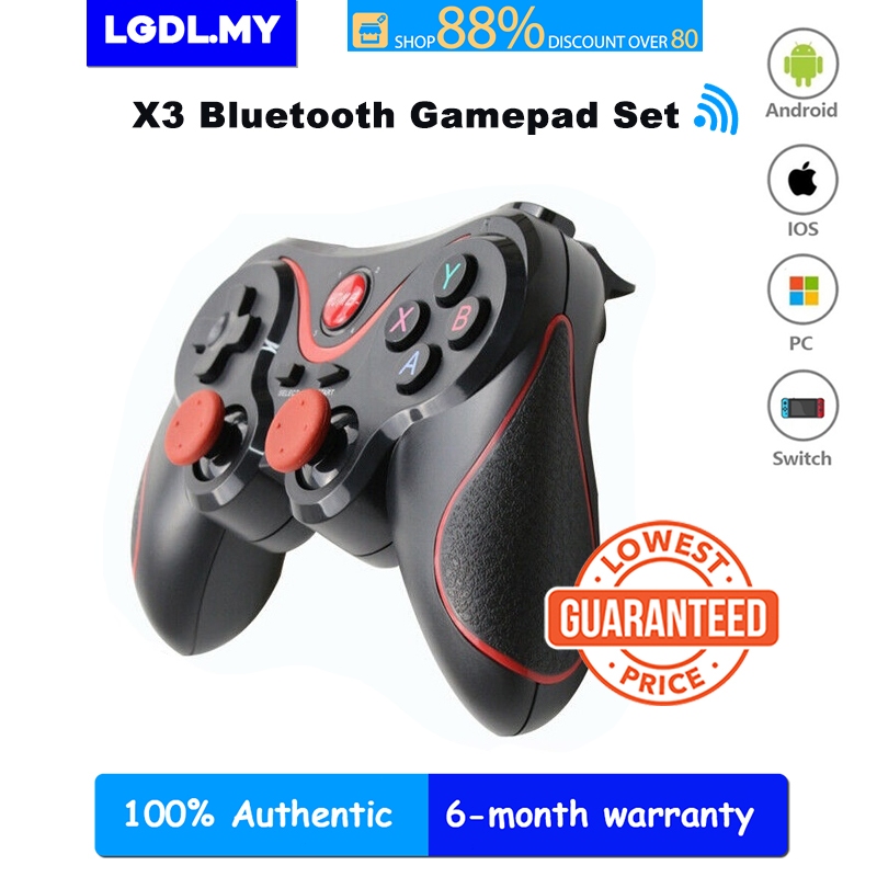 X3 Wireless Gamepad BT V3.0 Game Remote Controller Joystick Lightweight ...
