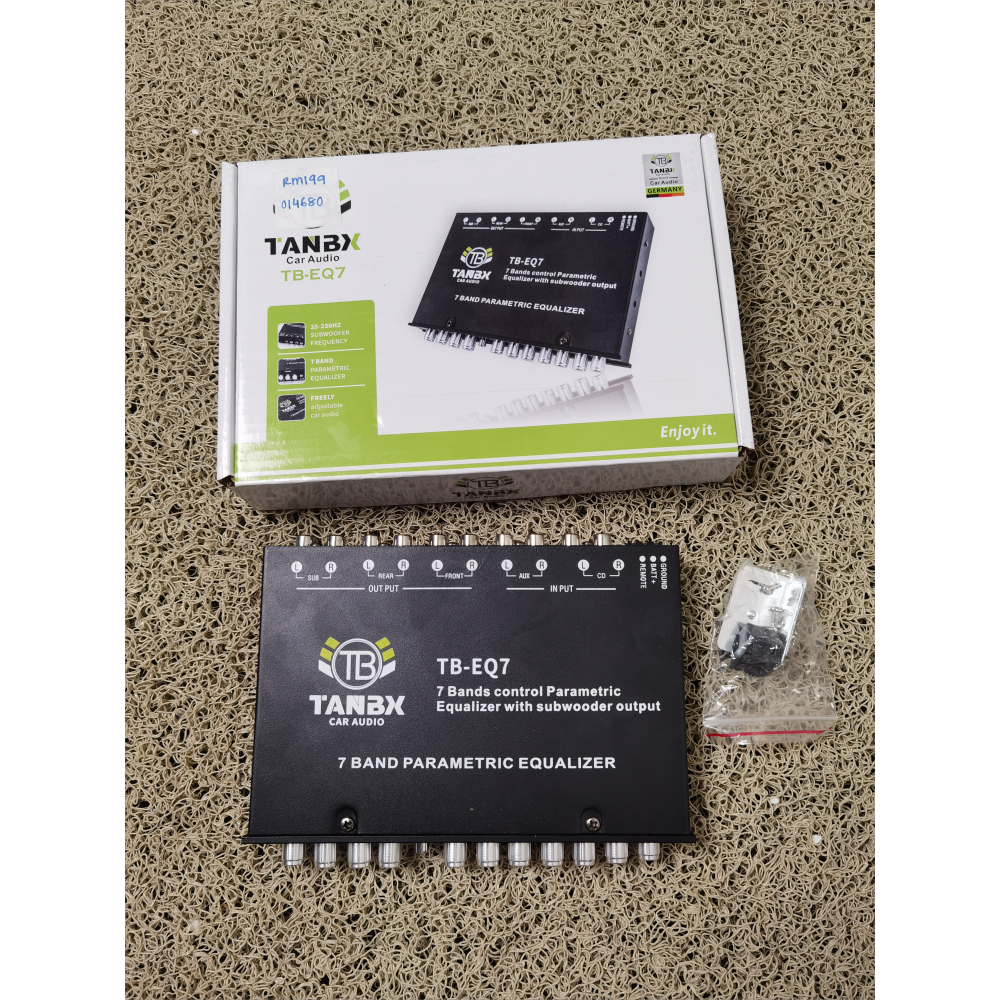 Clear Stock !!! TANBX 7 - Band Parametric Equalizer with Subwoofer ...