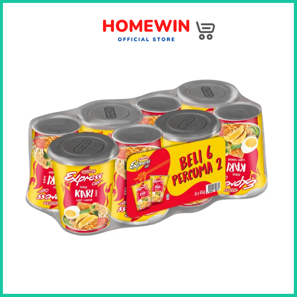 Mamee Express Cup Noodles Curry (65g x 6+2 Cups) | Shopee Malaysia