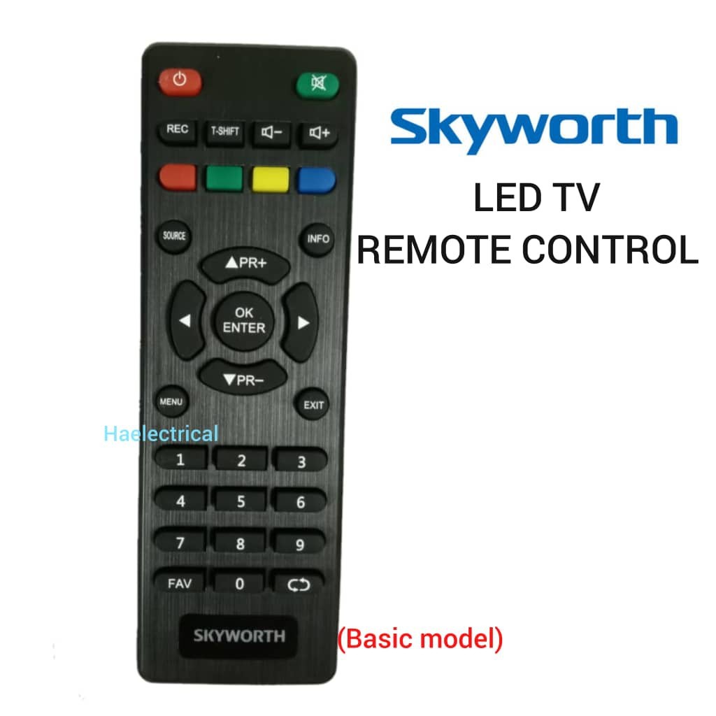 Skyworth LED LCD TV Remote Control No Smart Button (Basic) | Shopee ...