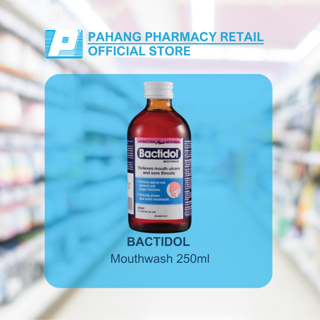 BACTIDOL Mouthwash 250ml | Shopee Malaysia