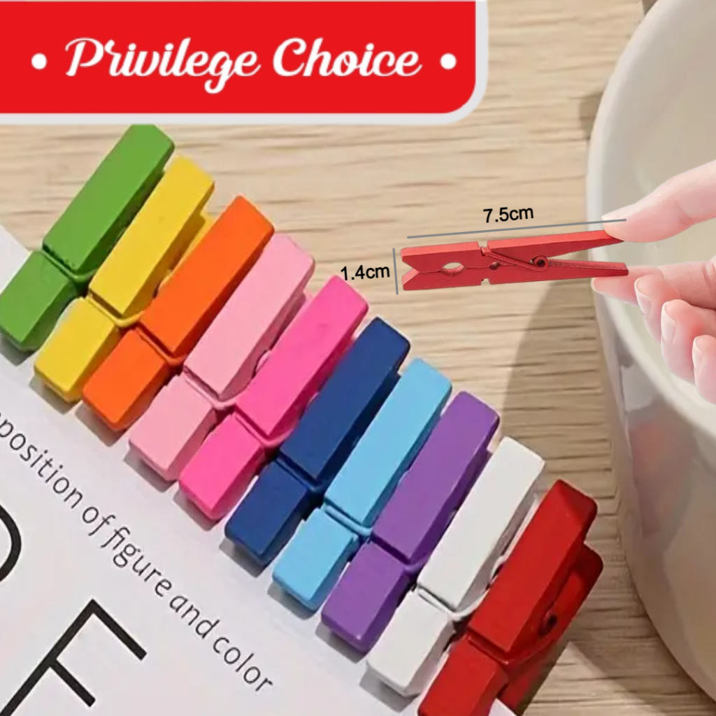 Wooden Clips / Pine Wood Clips / Polaroid Clips / Sepit Baju Kayu ...