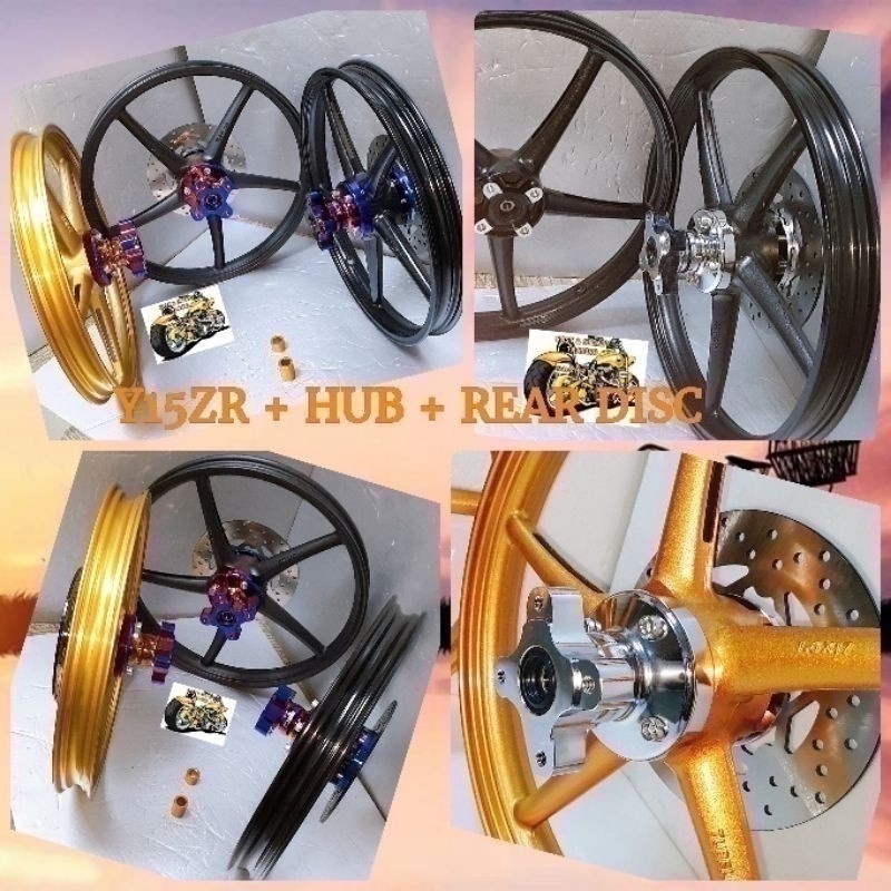 ENKEl SP522 5LEG Y15ZR/ Y16ZR + REAR CUSTOM HUB + REAR DISC | Shopee ...