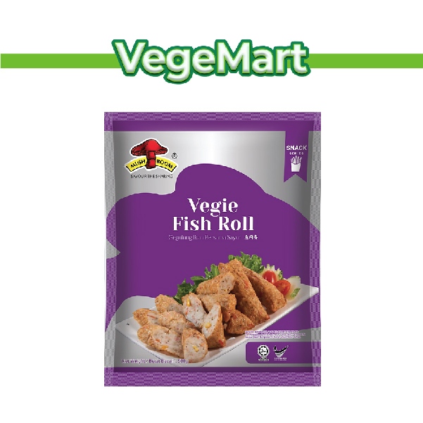[Frozen] Mushroom Brand Vegie Fish Roll 500g | Shopee Malaysia