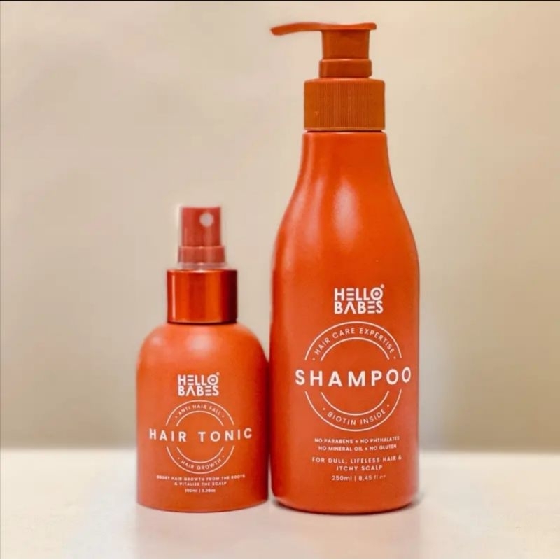 NEW FORMULA! HELLO BABES HAIR TONIC READY STOCK HAIR VITAMIN TONIK ...