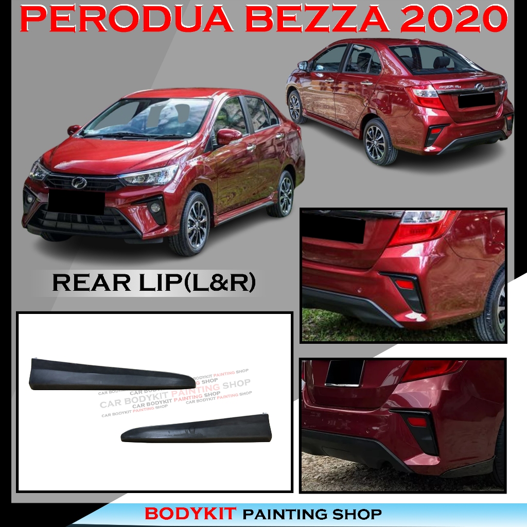 PERODUA BEZZA 2020-2024 R DESIGN REAR LIP REAR SKIRT REAR DIFFUSER ...