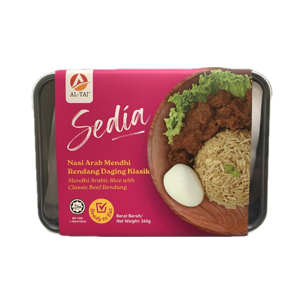 Nasi Arab Mendhi Rendang Daging Klasik (260g) | Shopee Malaysia