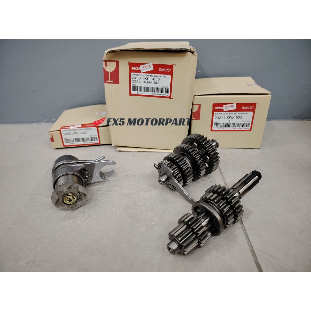 3IN1 COMBO HONDA EX5 HI POWER EX5DREAM GEAR BOX SET WITH GEAR SHIFT SET ...