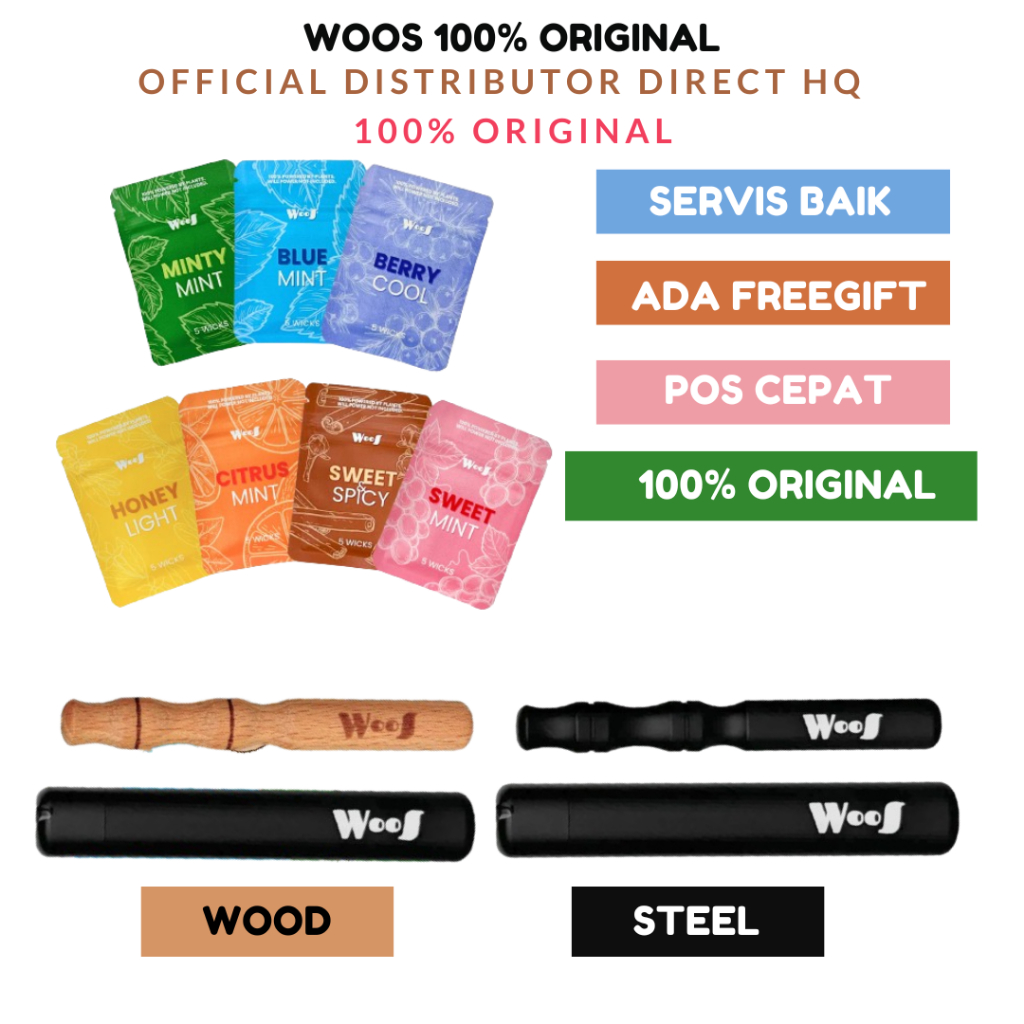 [READY STOCK ORIGINAL]WOOS Aromatherapy Inhaler BERHENTI MEROKOK rokok ...