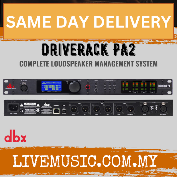 Dbx By Harman DriveRack PA2 Complete Loudspeaker Management System ( DriveRackPA2 / DriveRack ...