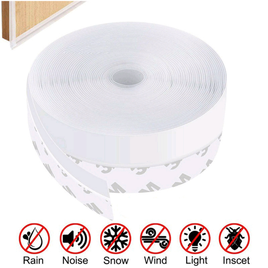Self Adhesive Door Seal Strip Soundproofing Window Seal Rubber Dust And ...