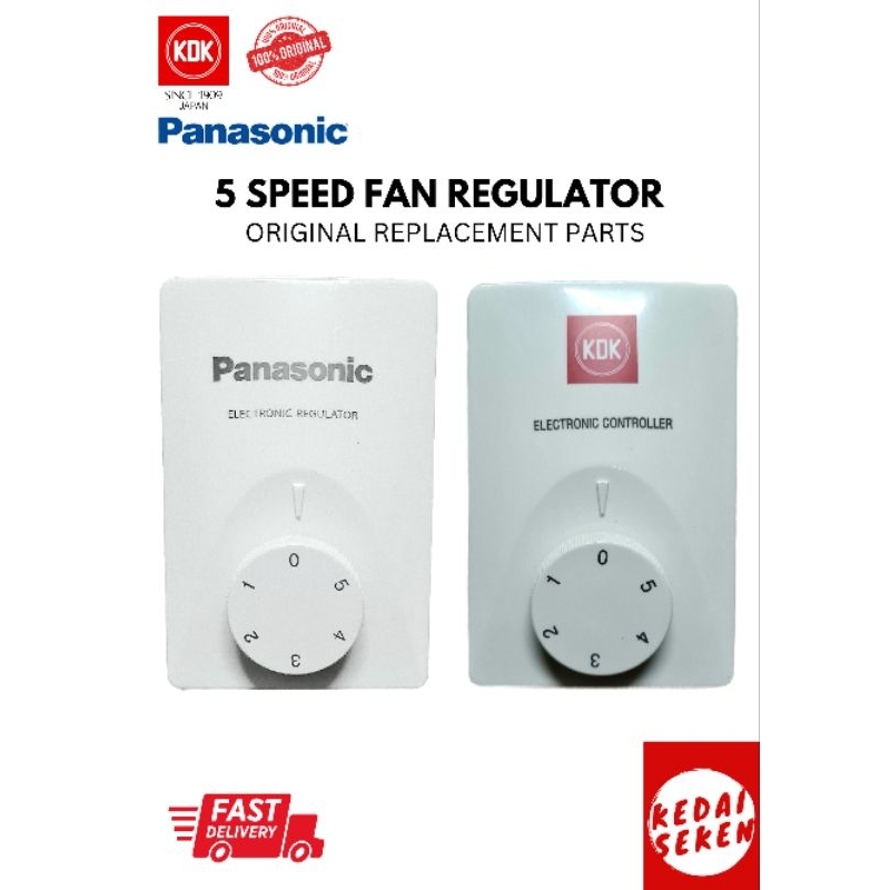 KDK/Panasonic 5 speed regulator fan | Shopee Malaysia