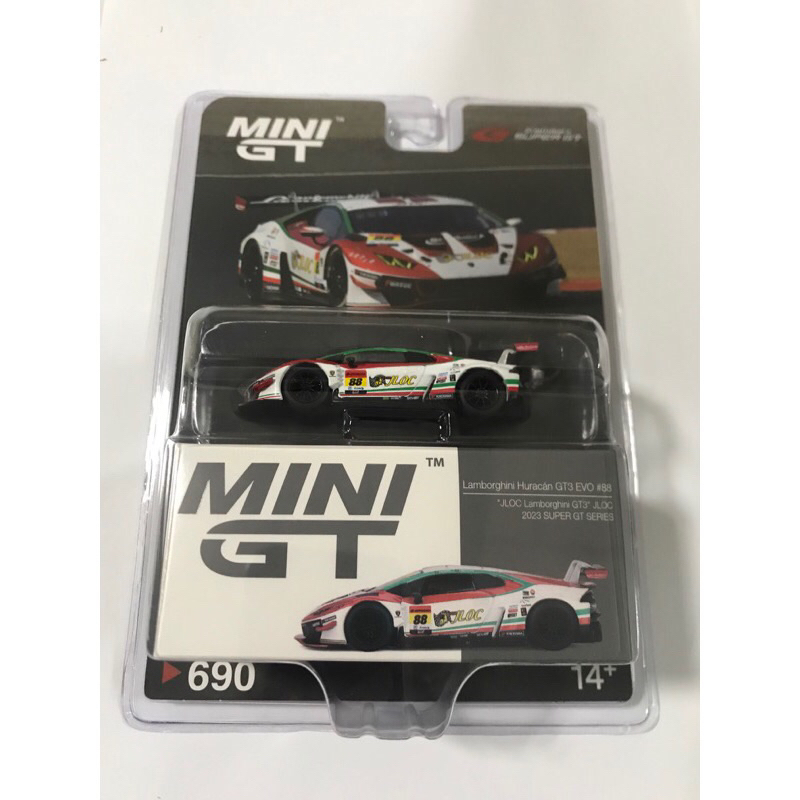MINI GT X JAPAN EXCLUSIVE #690 (BLISTER). LAMBORGHINI HURACAN GT3 EVO2 ...
