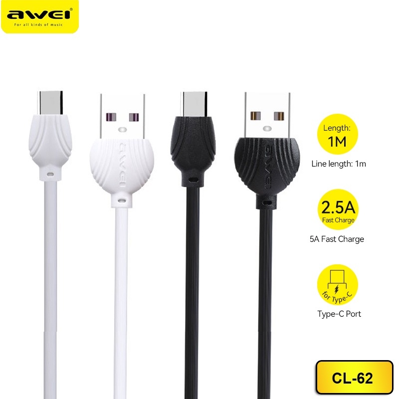 🔥ReadyStock🔥 AWEI CL61 / CL62 / CL63 DATA CABLE | Shopee Malaysia