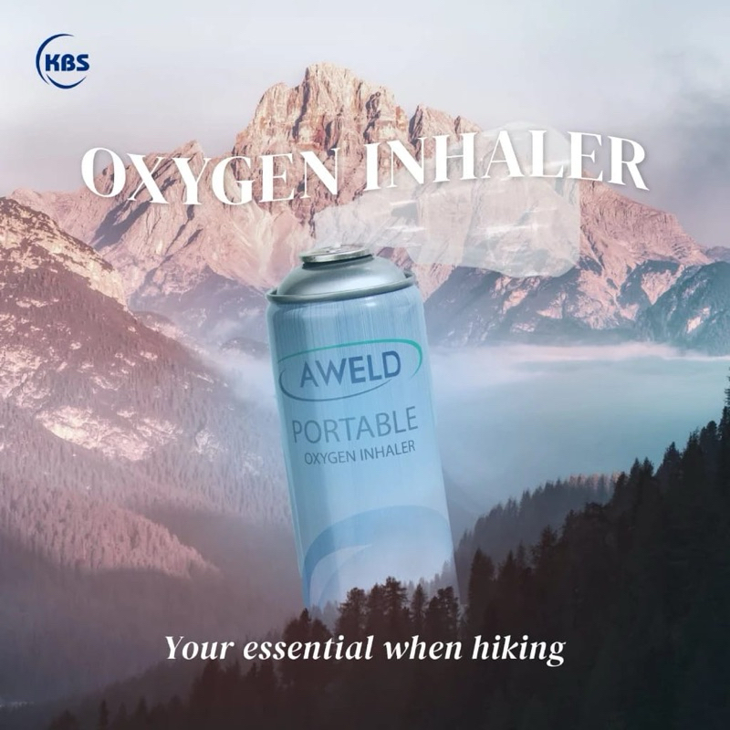 600ml ORIGINAL Oxygen Inhaler Portable tank Bekalan Oksigen Mudah Alih ...