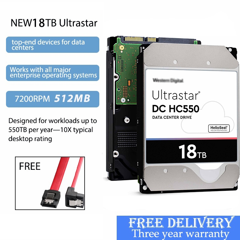 Hard disk 8TB/10T/12TB/14TB/16TB/18TB SATA HDD 7200RPM SATA 6Gb/s 256MB ...