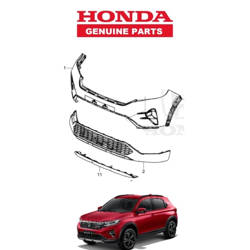 HONDA WRV DG4 FRONT BUMPER PARTS | Shopee Malaysia