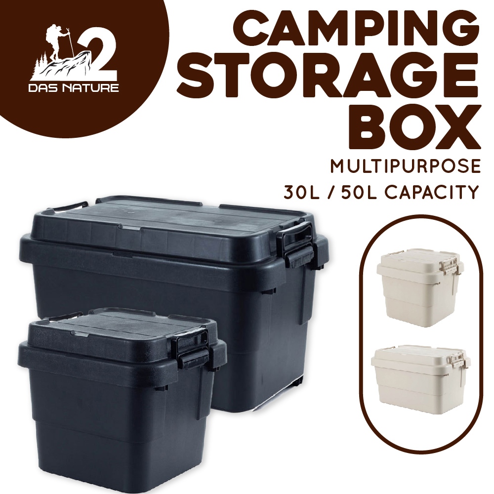 Storage Box Camping Multipurpos Storage Box Portable Box Heavy Duty Muji Design Outdoor Picnic ...