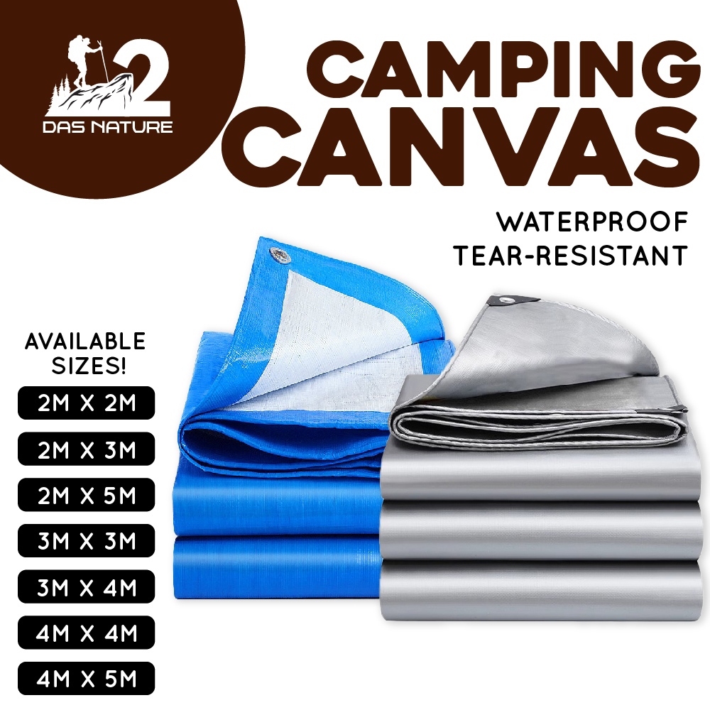 Waterproof Camping Ground Mat Sheet Canvas Canopy Heavy Duty Outdoor ...