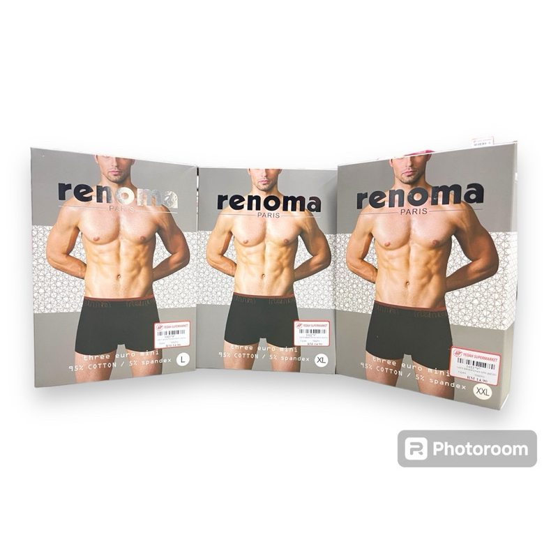 New Arrival‼️ 5163 Men Boxer 3in1 Random Colour [RENOMA]👨🏻 | Shopee ...