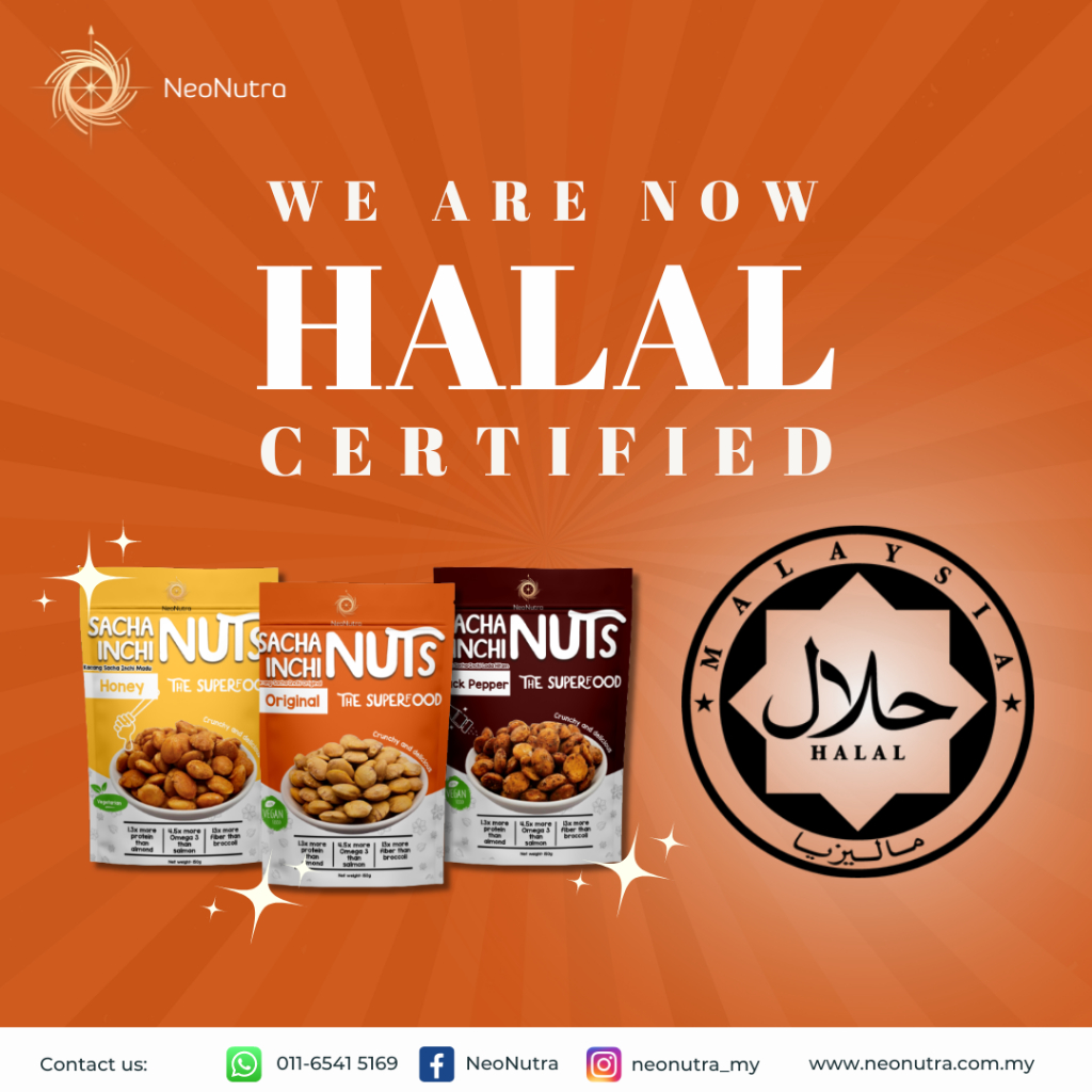 NEONUTRA Healthy Roasted Sacha Inchi Nuts/Delicious Ready to Eat/Tak ...