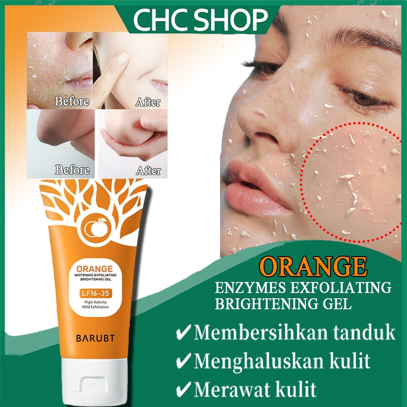 Orange Enzymes Exfoliate Brightening peeling gel facial scrub ...