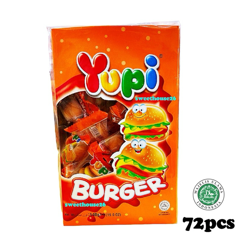 Yupi Burger Gummy Candy +-67pcs Halal | Shopee Malaysia