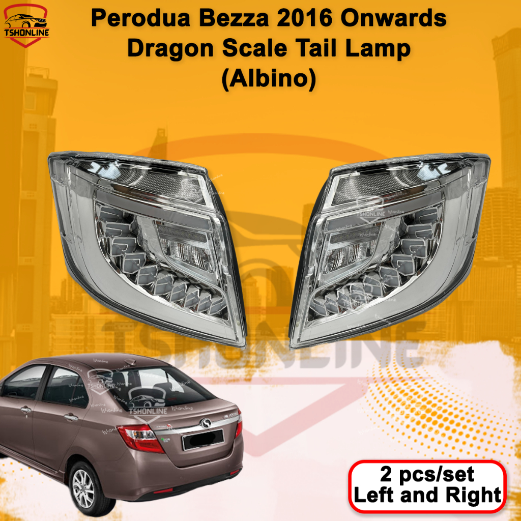 Perodua Bezza Tail Lamp Dragon Scale Dynamic Tail Lamp With Signal ...