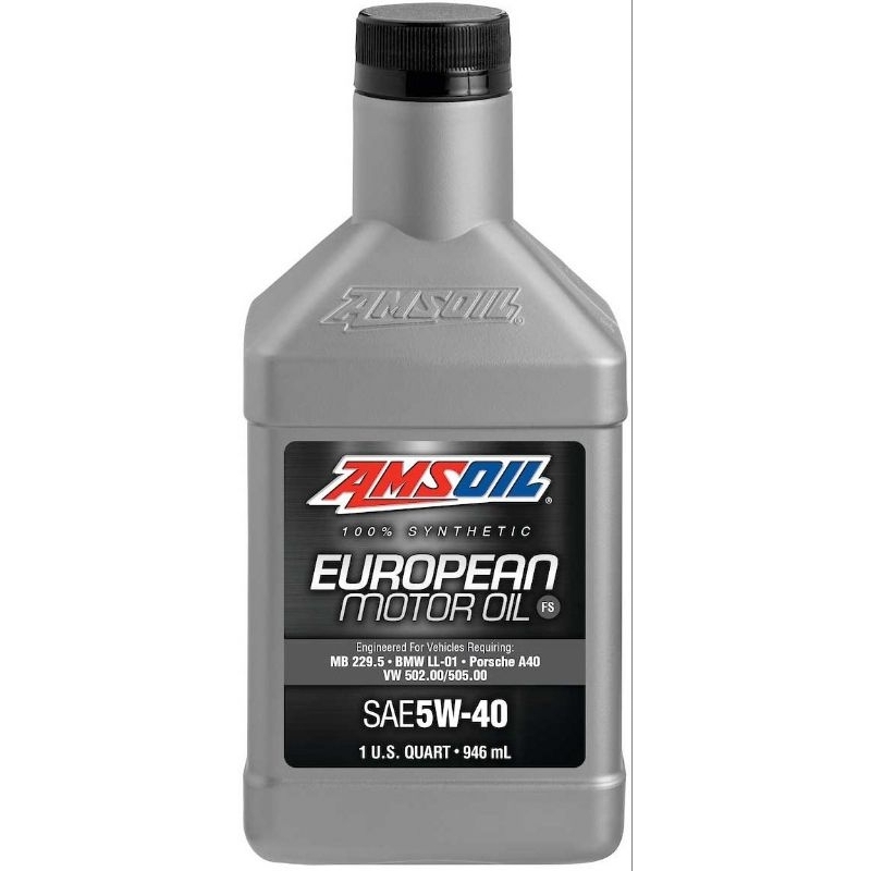 AMSOIL 100% Synthetic EUROPEAN CAR FORMULA 5W-40 / 5W40 CLASSIC ESP ...
