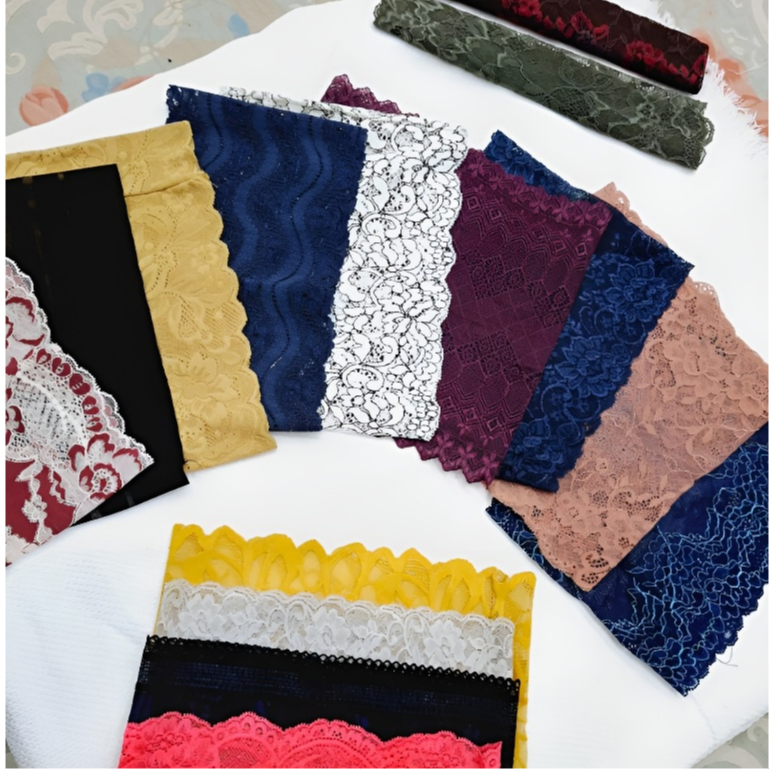 Inner Lace | Inner Bandana | Anak Tudung lace | Lace Scarf Headband ...