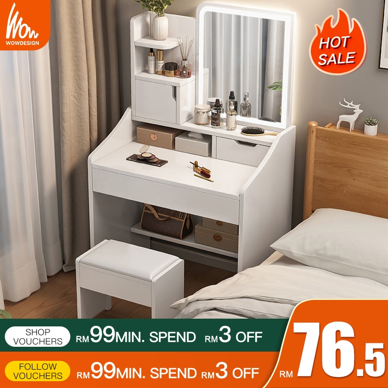 Dressing Table Set With Mirror Desk Comestic Tables Sliding Desk Makeup ...