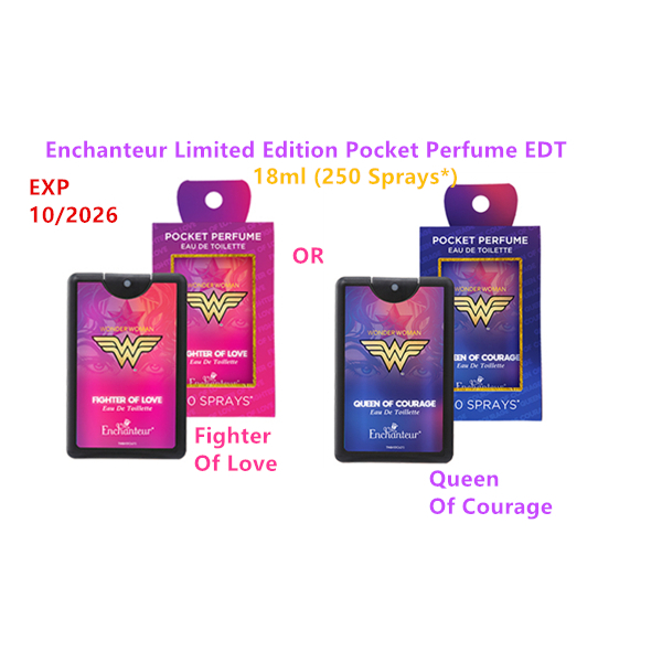 Enchanteur Limited Edition Pocket Perfume EDT 18ml (Fighter Of Love ...