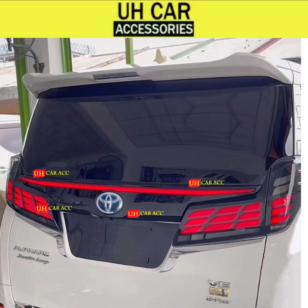 TOYOTA ALPHARD VELLFIRE AGH30 2015-2023 REAR TAILGATE LED TAILLAMP TAIL ...
