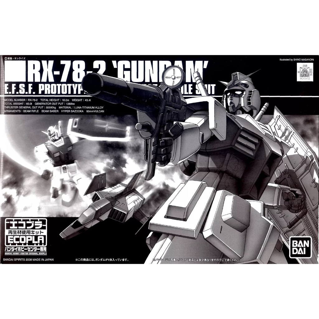 HGUC RX-78-2 HG Gundam 1/144 ECOPLA BANDAIHOBBYCENTER LIMITED GUNPLA MODEL KITS | Shopee Malaysia