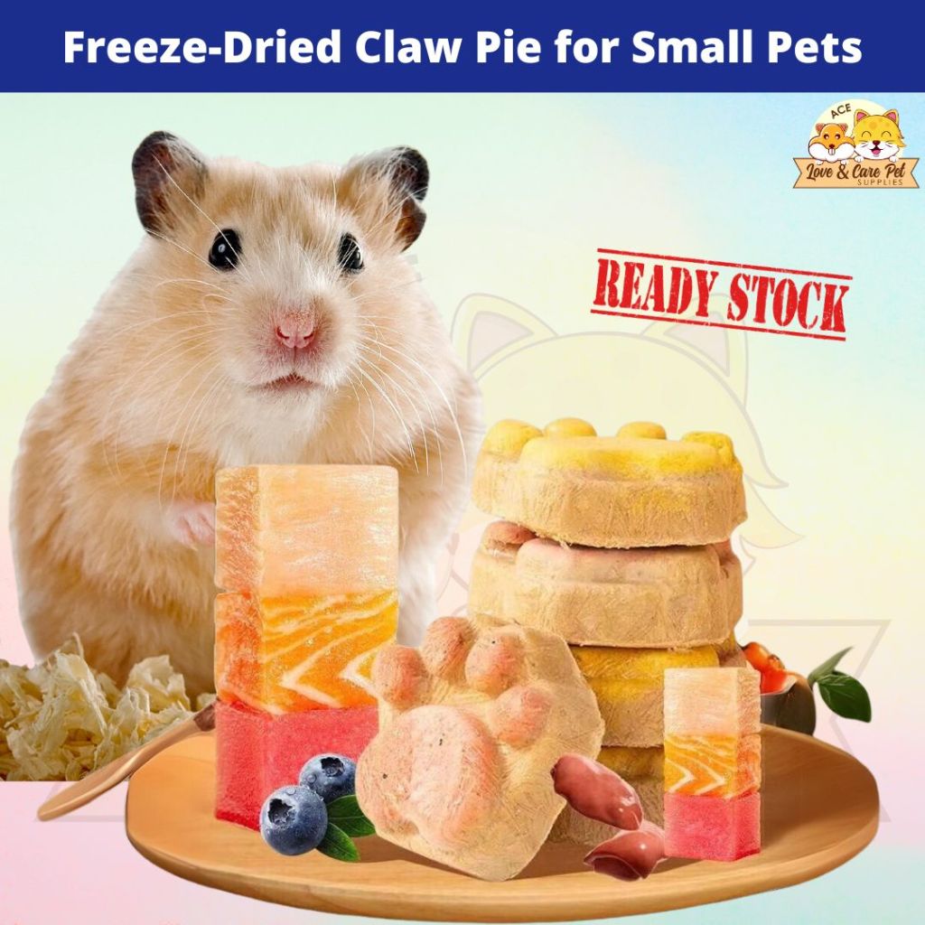 Nutritious Freeze-Dried Claw Pie for Small Pets Hamster Snack Treat 5g ...