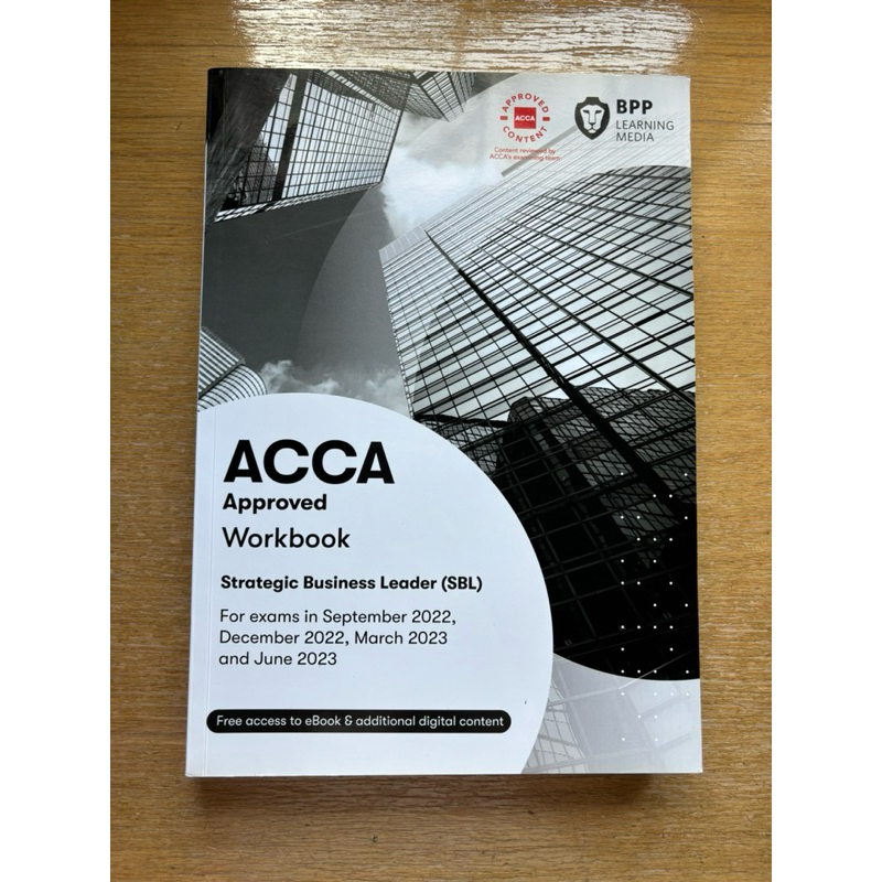 ACCA SBL workbook for June 2023 | Shopee Malaysia