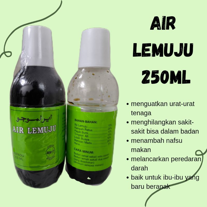 AIR LEMUJU 💯ORI 250ML | Shopee Malaysia