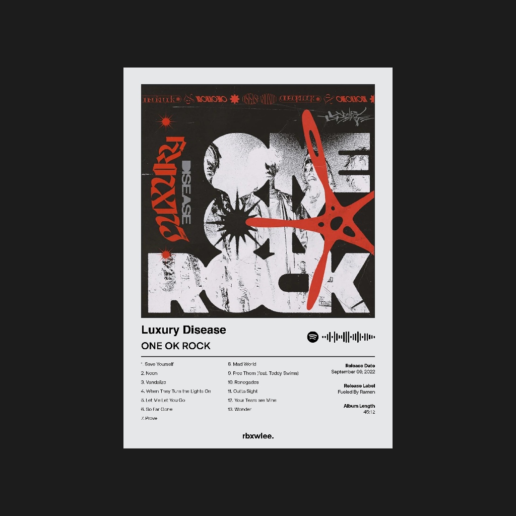 MUSIC ALBUM POSTER DESIGN (CUSTOM) | Shopee Malaysia