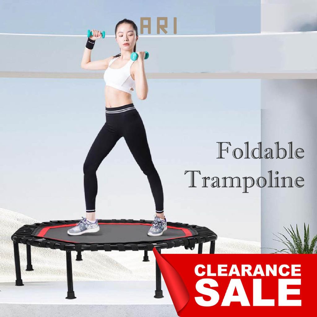 ARI Trampoline Indoor Outdoor Fitness Adults Outdoor Exercise Gym Home ...