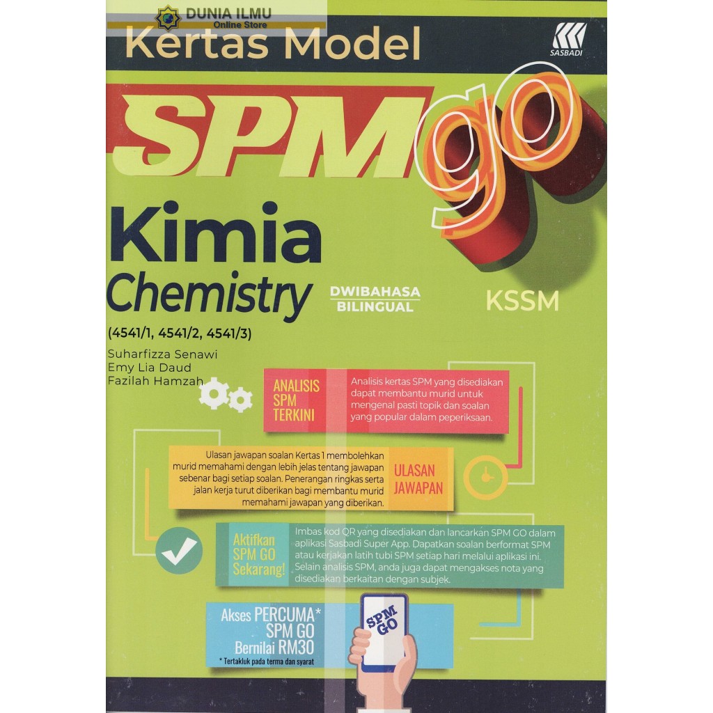 BUKU LATIHAN : KERTAS MODEL SPM GO KIMIA & CHEMISTRY KSSM | Shopee Malaysia