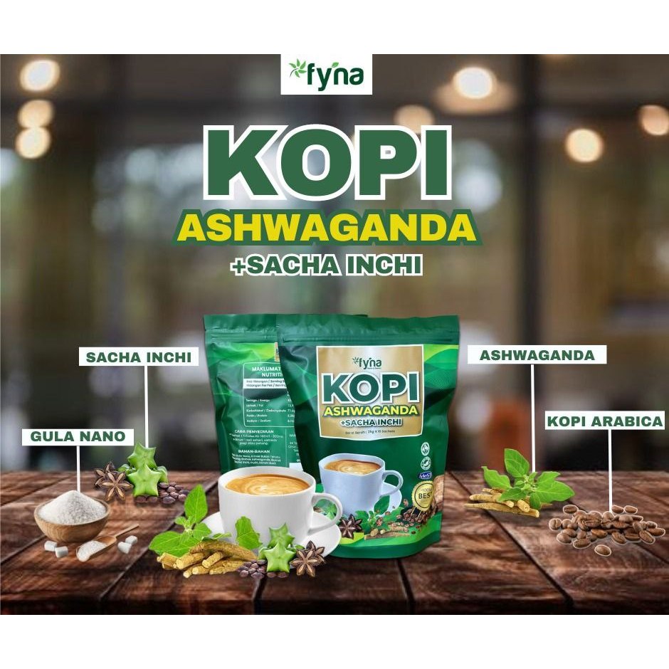Kopi Ashwaganda+Sacha Inchi Bertenaga Aktifkan Fungsi Pengedaran Darah ...