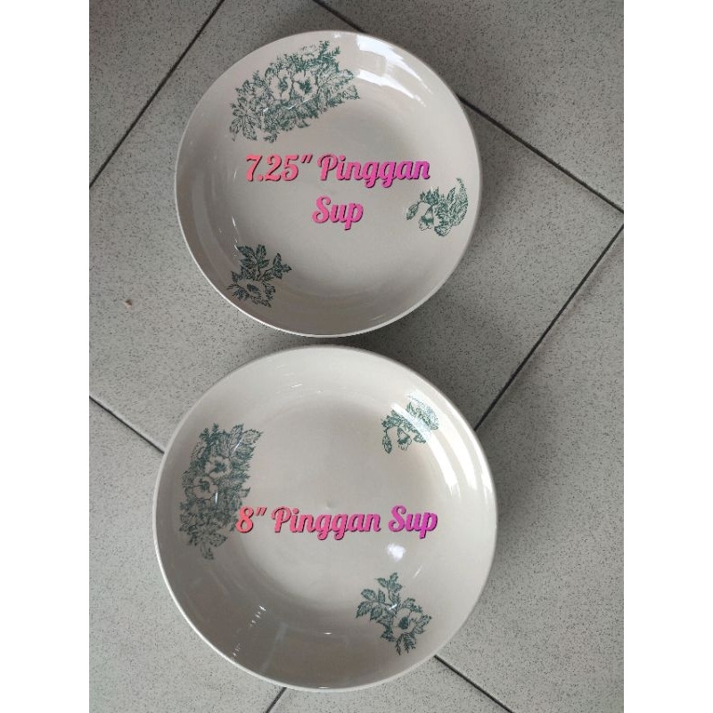 Pinggan Sup Dalam Kopitiam Pelbagai Saiz 1Pcs | Shopee Malaysia