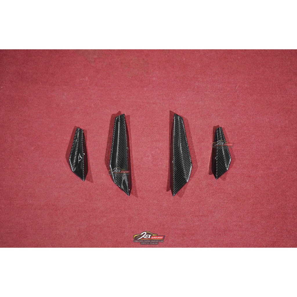 Honda FL5 Type R Front Canard CMST Dry Carbon One Set 4Pcs | Shopee ...