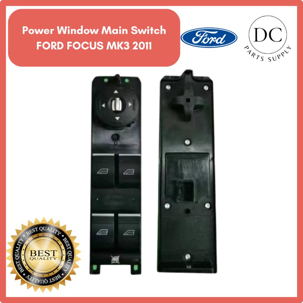 Ford Focus MK3 2011 3 Pin Power Window Main Switch Driver Side Suis ...
