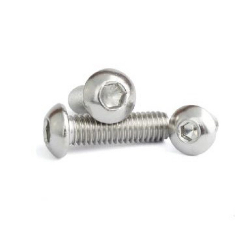 M5 Hex Socket Button Head Screw Mushroom Head Screw Button Cap Socket ...